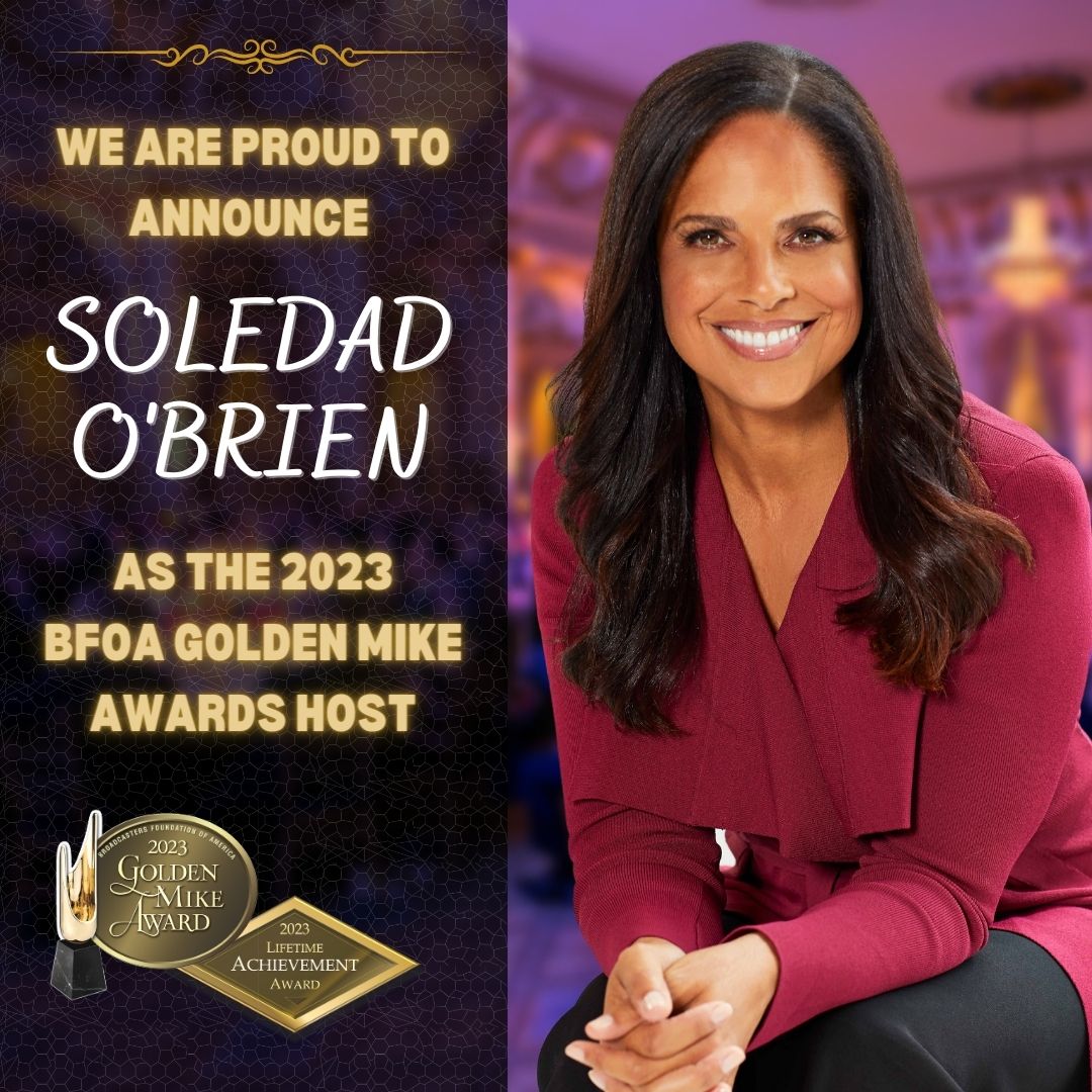 Soledad O’Brien to Host 2023 BFOA Golden Mike Award Ceremony ...