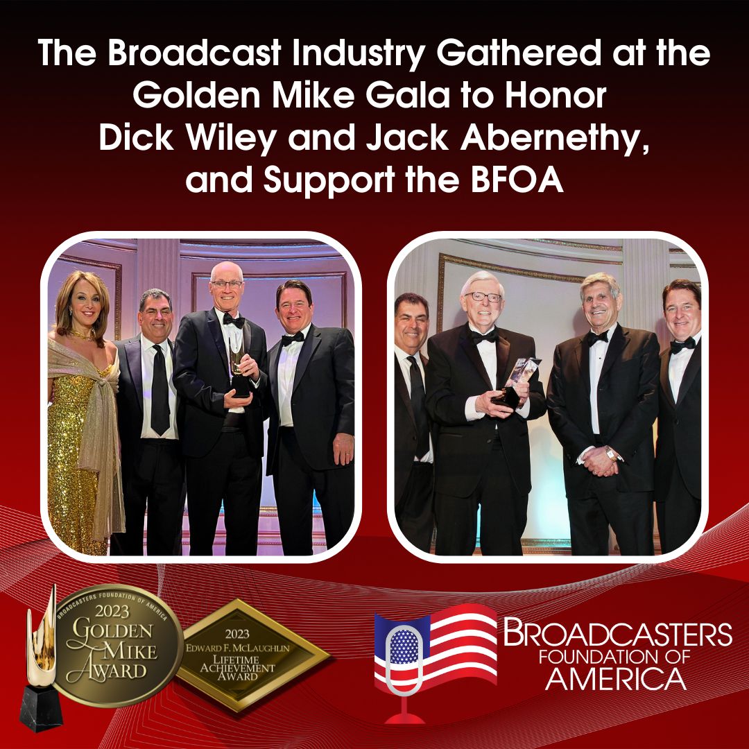 Broadcasters Celebrate at the 2023 BFOA Golden Mike Gala - Broadcasters ...