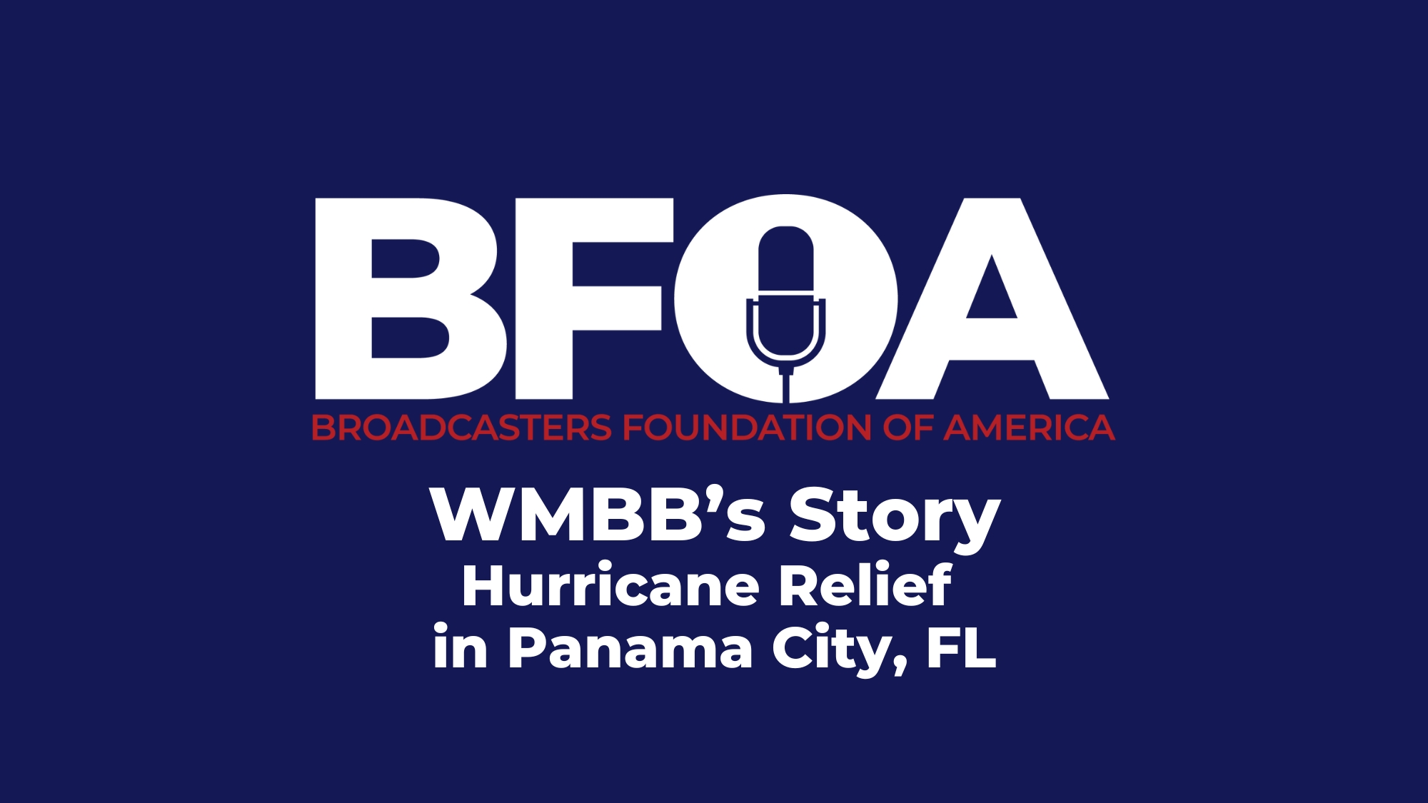 WMBB-TV's Story - Broadcasters Foundation of America