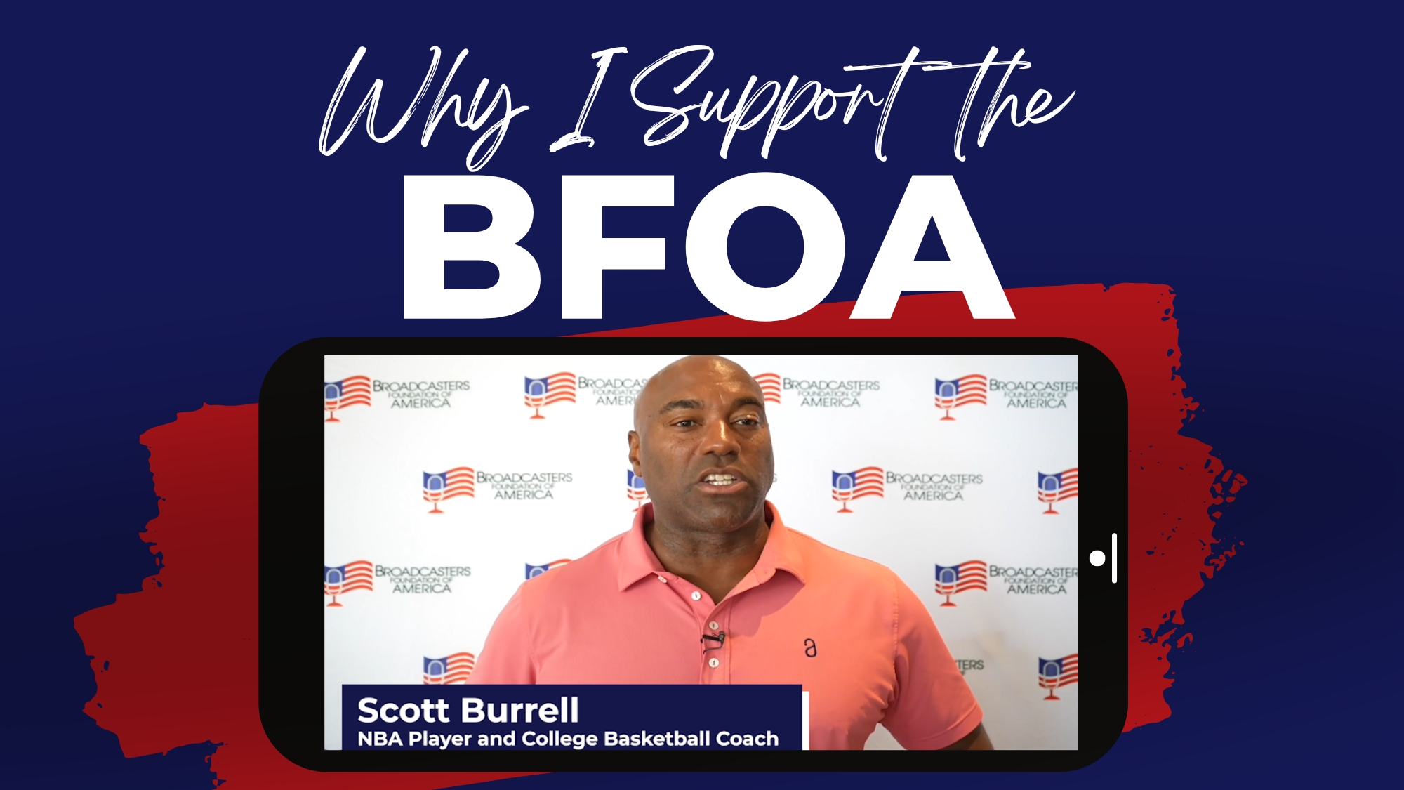 Scott Burrell - Broadcasters Foundation of America